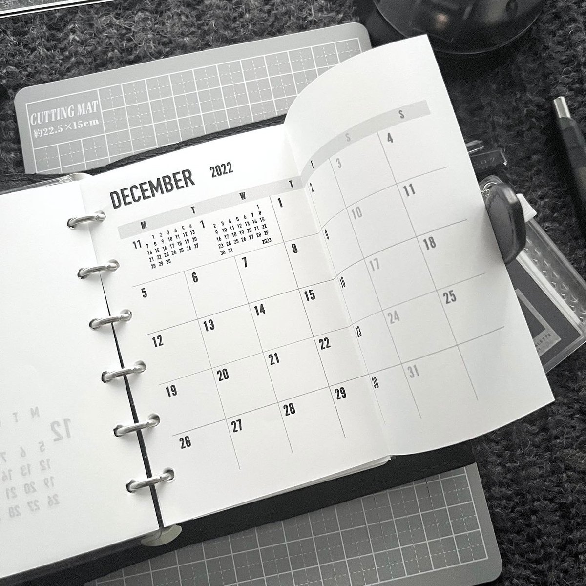 MINI6サイズリフィル無料ダウンロード[ 12月分 ]｜note1015