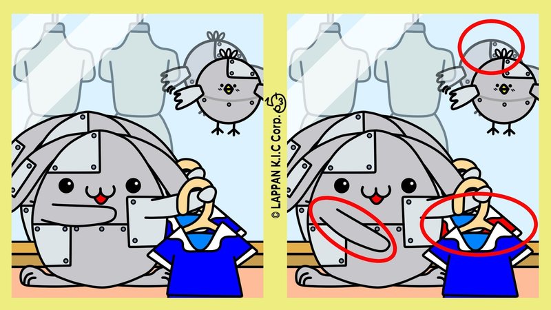 11/29『間違い探し いいふくver.』｜らっぱん@KIC｜note