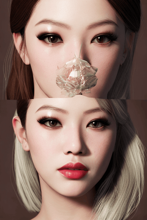 Stable Diffusionに学習させたモデルで、リアルな人物画像｜scra