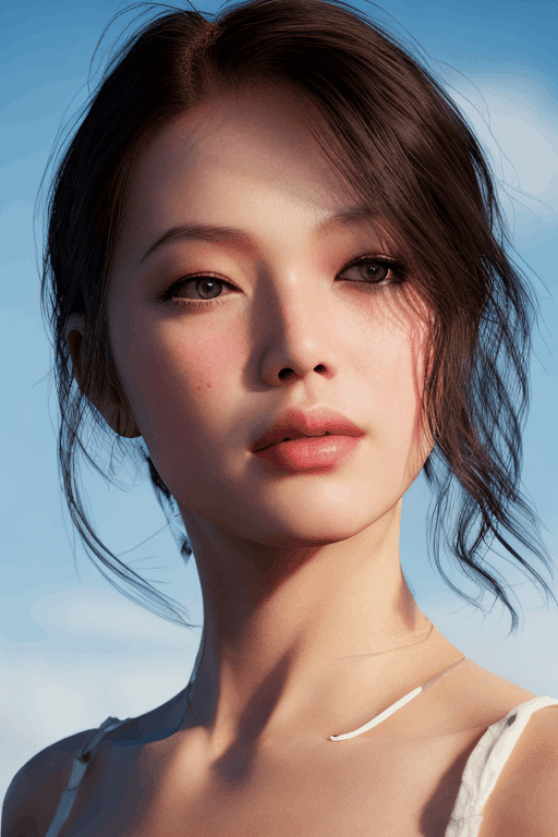 Stable Diffusionに学習させたモデルで、リアルな人物画像｜scra