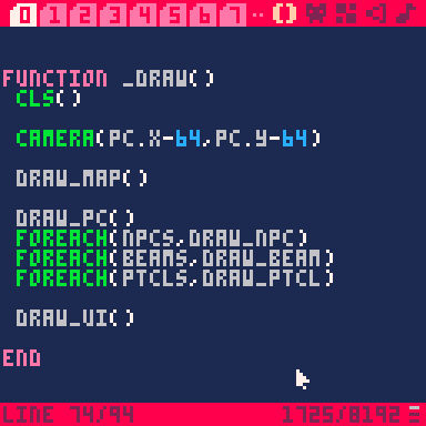 PICO-8で遊ぼう（UIとか編｜fumix