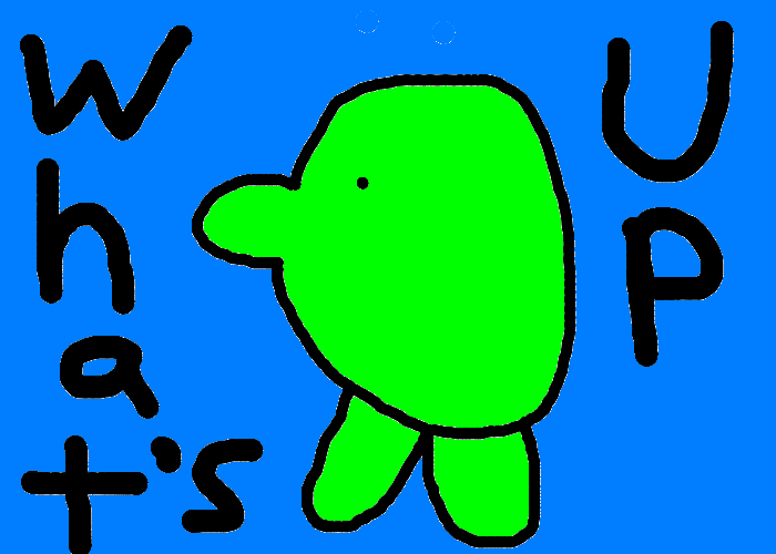 【お絵描き193】What's up｜TATSUKI(真のペンギン)@フォロバ100%