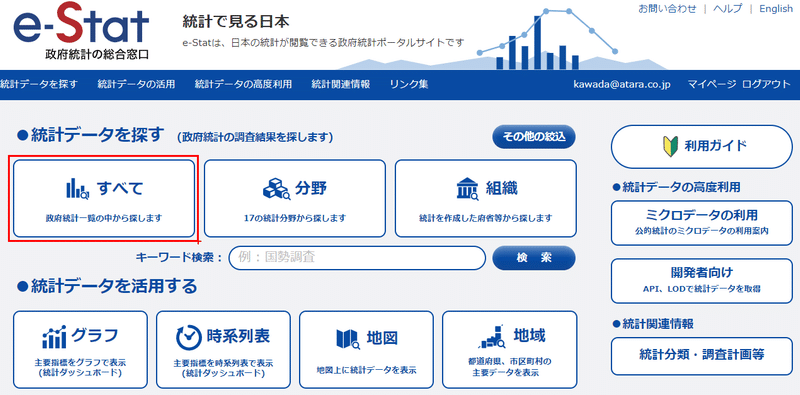 e-Stat 政府統計データをDomoへ接続可能に。e-Stat コネクターがリリース｜アタラ株式会社 Official note