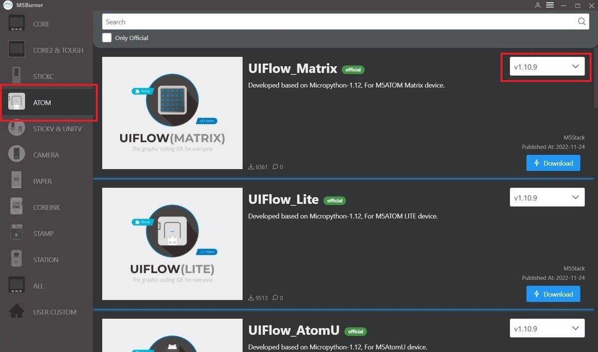 ATOM Mate For toio(UIFlow)の使い方｜あちゃ