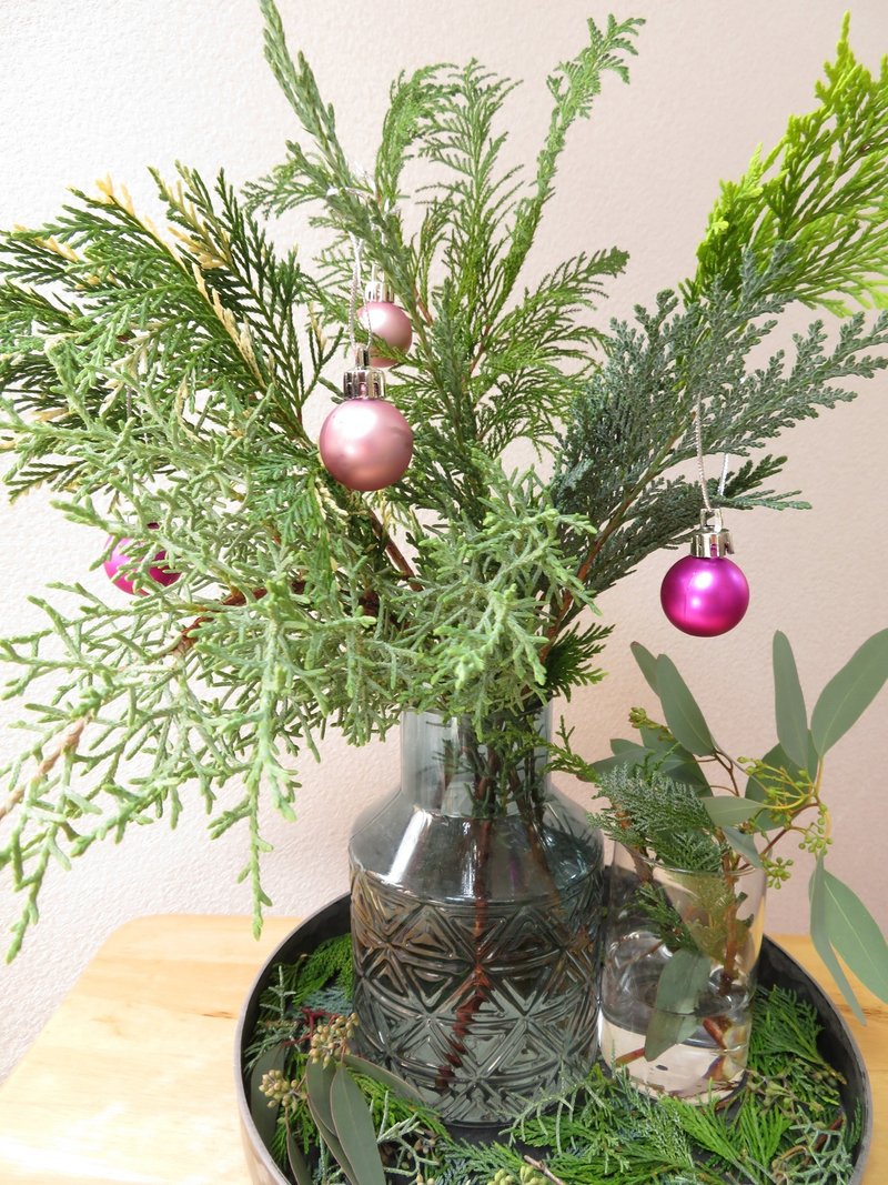 残ったグリーンをきれいに飾ります。｜花と日々 yas｜note