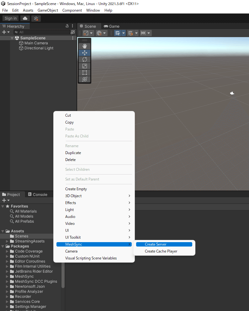 MeshSync導入方法（Maya2022, Unity 2021.3.6f1）｜海ちゃん