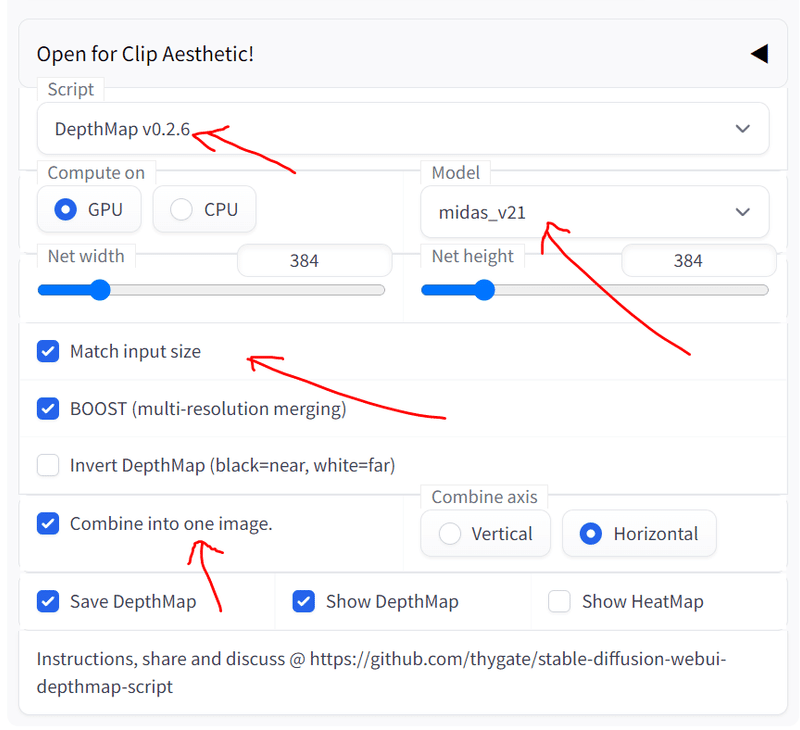 Stable Diffusion WebUIを使ってDepth画像を作成して立体視を楽しむ｜Alone1M