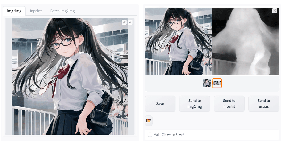 Stable Diffusion WebUIを使ってDepth画像を作成して立体視を楽しむ｜Alone1M
