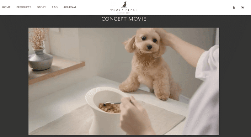 【Shopifyサイト事例】ペット商材編②｜MIHO＠社会人ライバー｜note