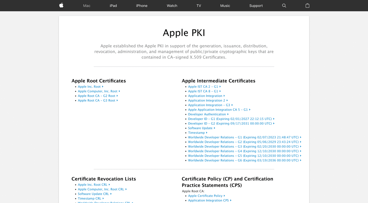キーチェーンに「Apple Worldwide Developer Relations Certification Authority」がない時の解決方法｜サブロー / 小さな習慣・大きな未来