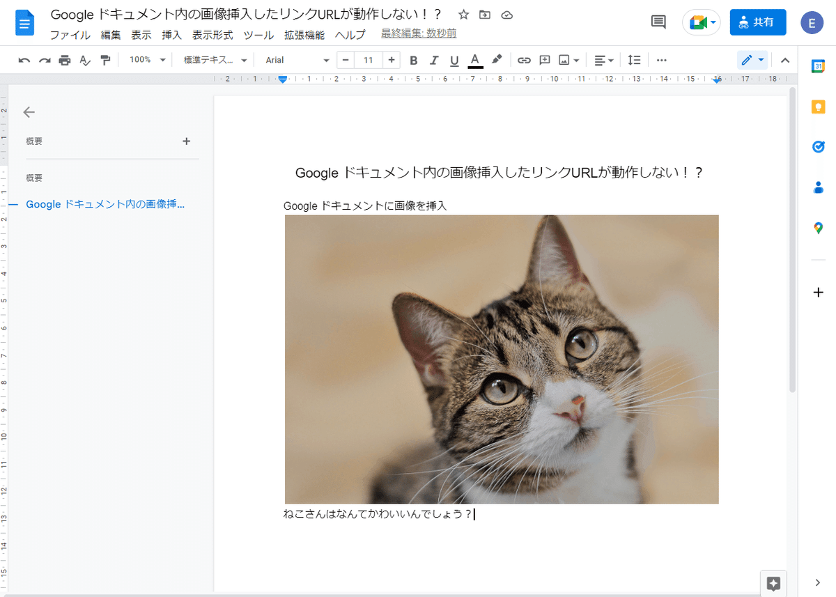 Google ドキュメント内の画像に挿入したリンクURLが動作しない！？｜Teeda
