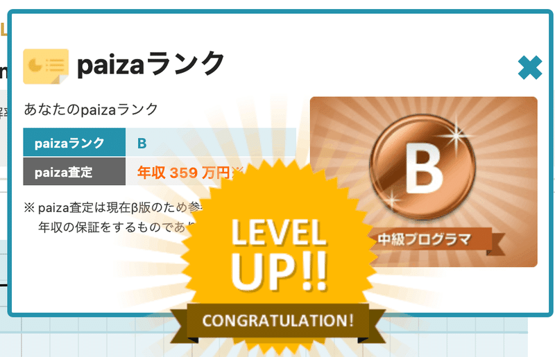 「paiza ランク」 B クリア｜オムライス
