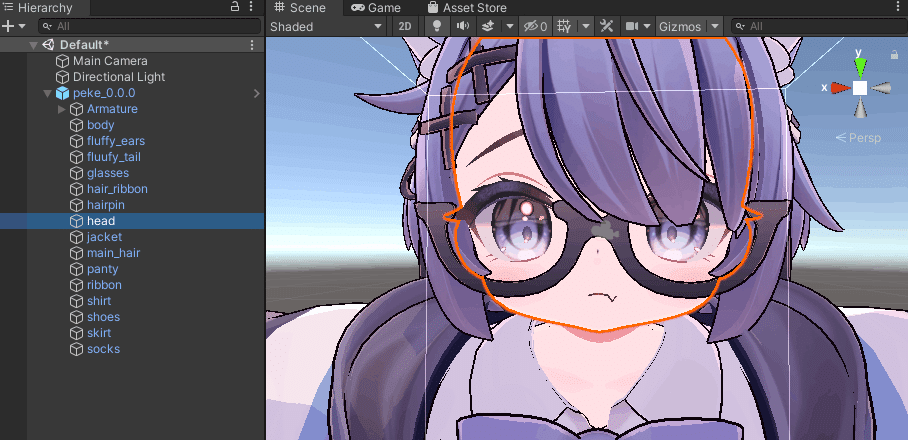 【VRChat】初心者向け:表情アニメーションを変更する【Unity2019:VCC】｜風庭ゆい