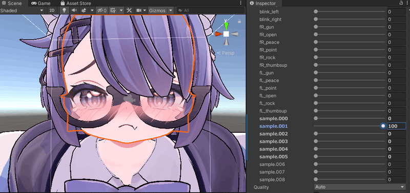 【VRChat】初心者向け:表情アニメーションを変更する【Unity2019:VCC】｜風庭ゆい