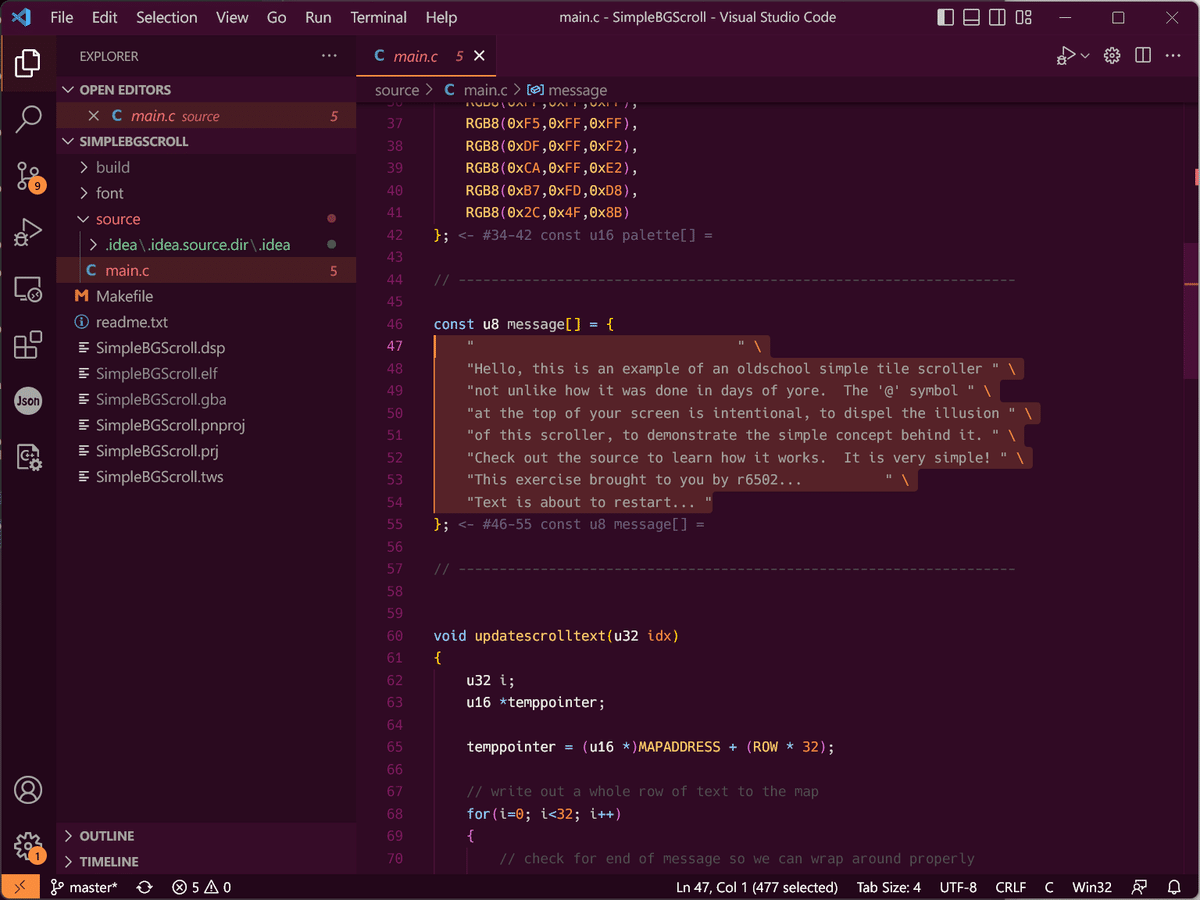 GBAゲームを自作して遊ぶ方法【環境構築～サンプル実行編】｜AMURu
