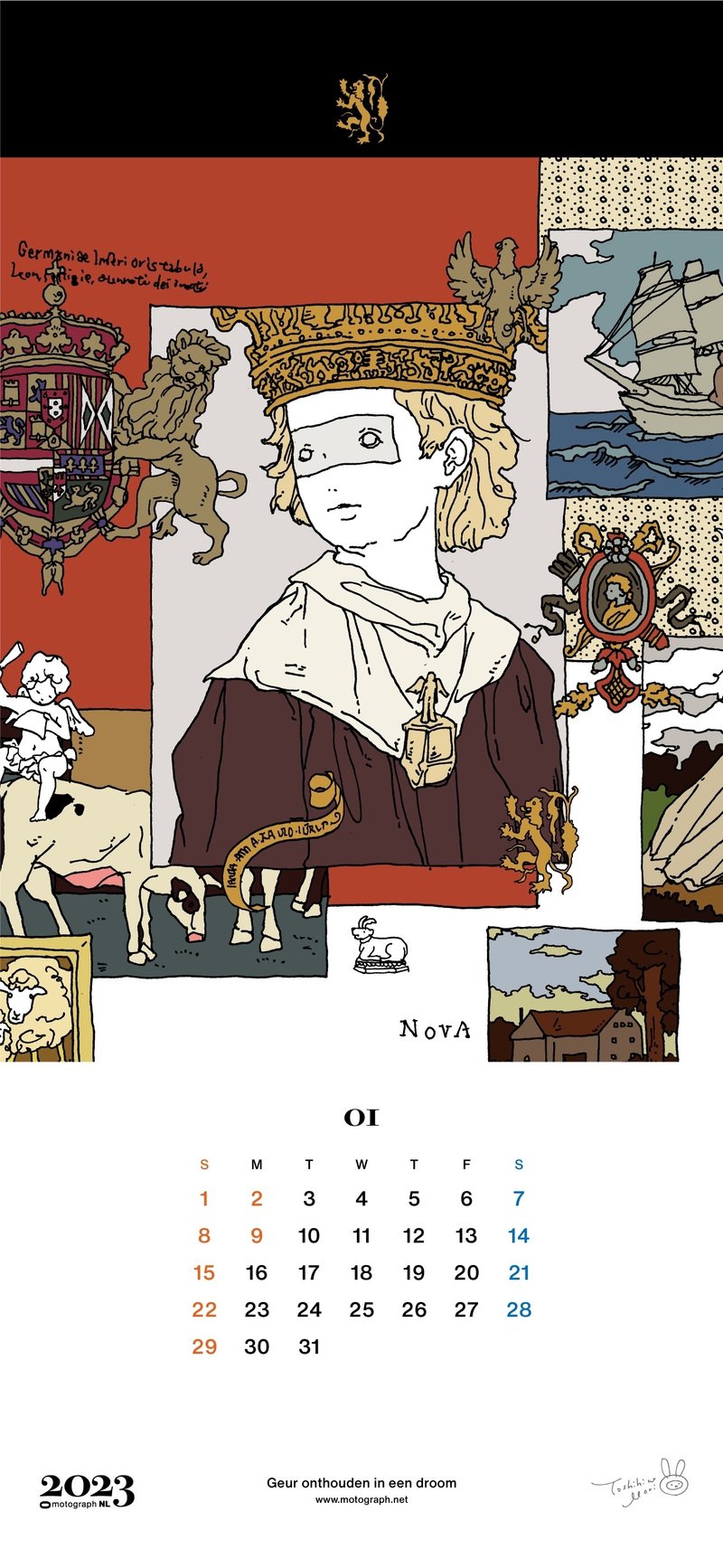 motograph 2023 カレンダー [1月]｜motograph 森 俊博