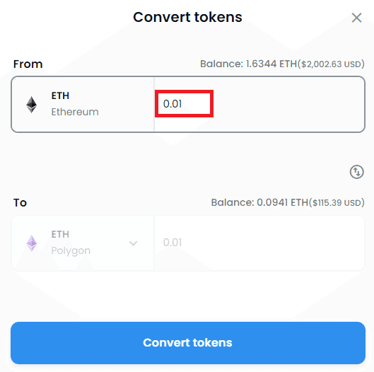 Polygonで0.01 ETHのNFTを買う方法🐤｜ヒヨコロ