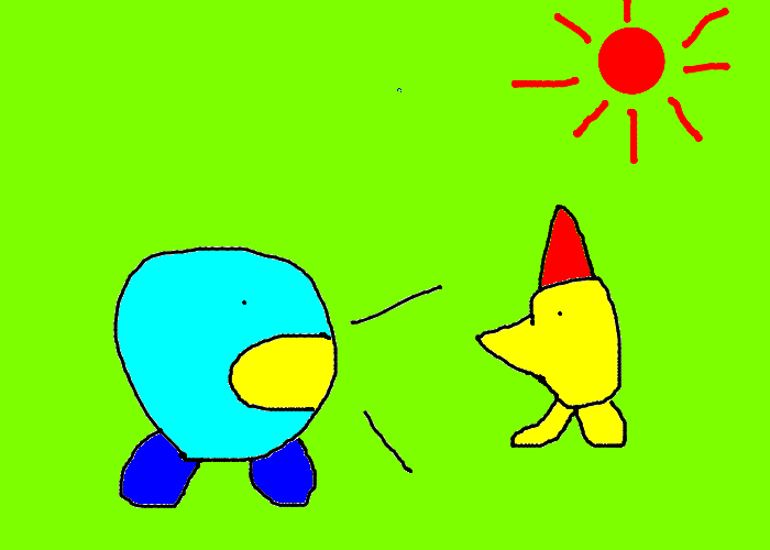 【お絵描き267】吸い込み｜TATSUKI(真のペンギン)@フォロバ100%