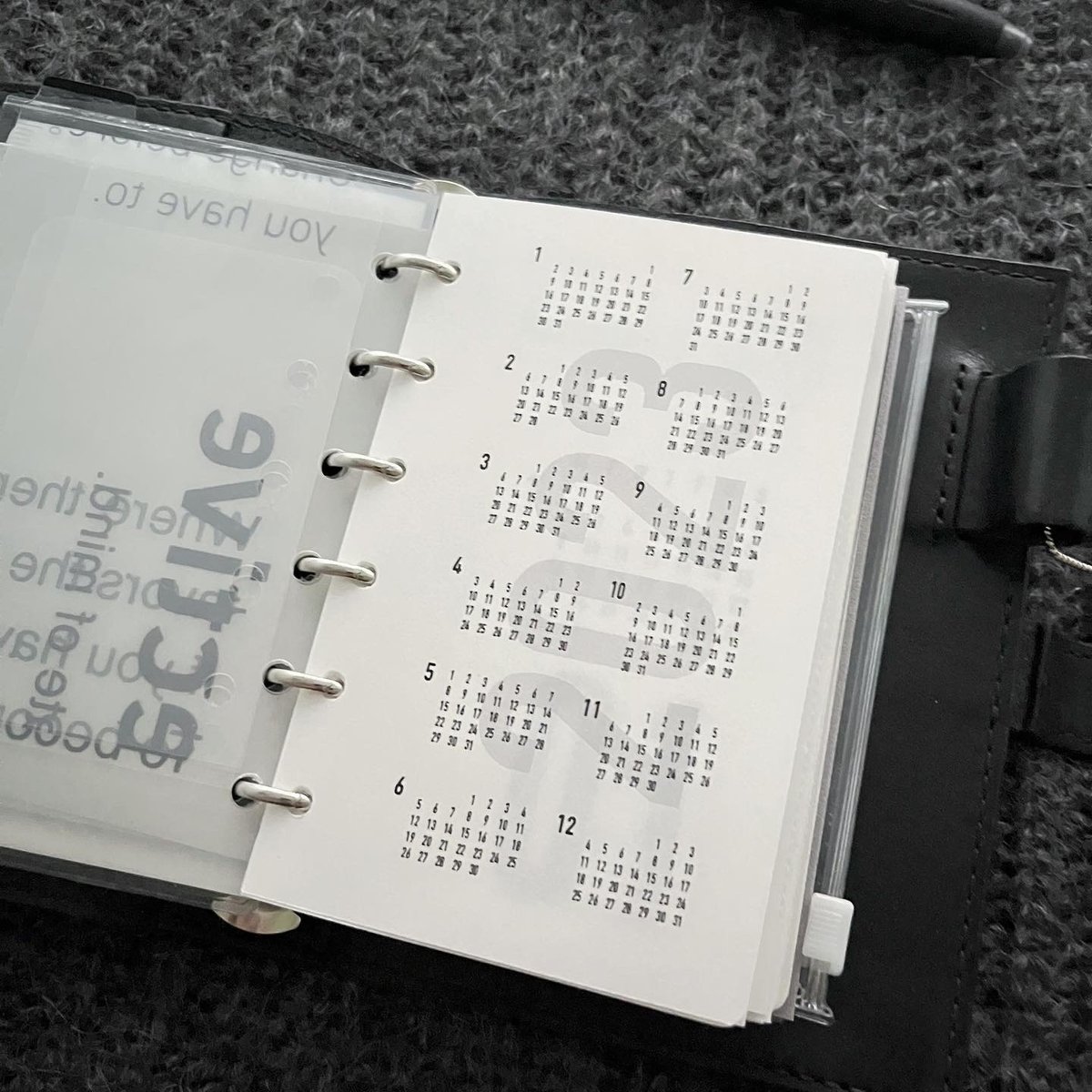 MINI6サイズリフィル無料ダウンロード[ 1月分 ]｜note1015