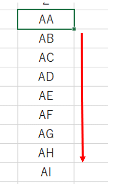 ABCDE…AA～AZを入力する方法【Excel】｜チサ@パソコンインストラクターのひとりごと♪