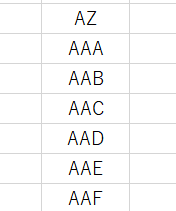 ABCDE…AA～AZを入力する方法【Excel】｜チサ@パソコンインストラクターのひとりごと♪