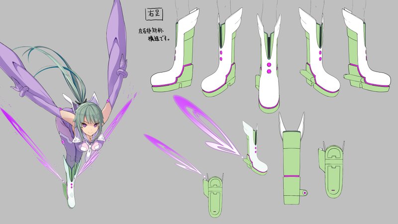 キャラクター別グラシュ設定画 #2｜sprite公式