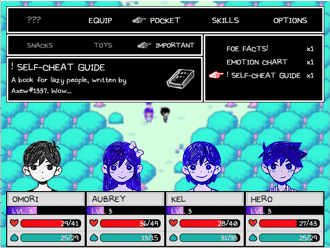 OMORI 全実績解除ルートメモ+mod導入方法紹介 (Steam/PC版のみ, Xbox Game Pass環境は非対応?)｜Drvr