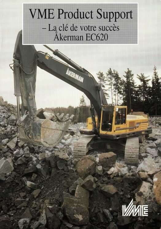 Åkerman VME Product Support- La clé de votre succès Åkerman EC620｜建設機械化 ...