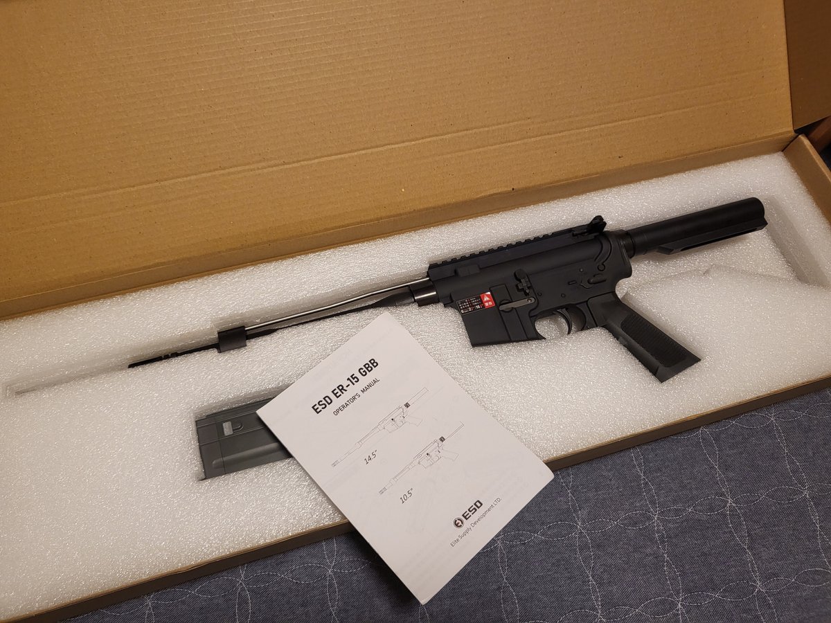 国内最速 ESD ER15 VFC M4 系統 GBB 10.5 レビュー あれこれ｜ddd