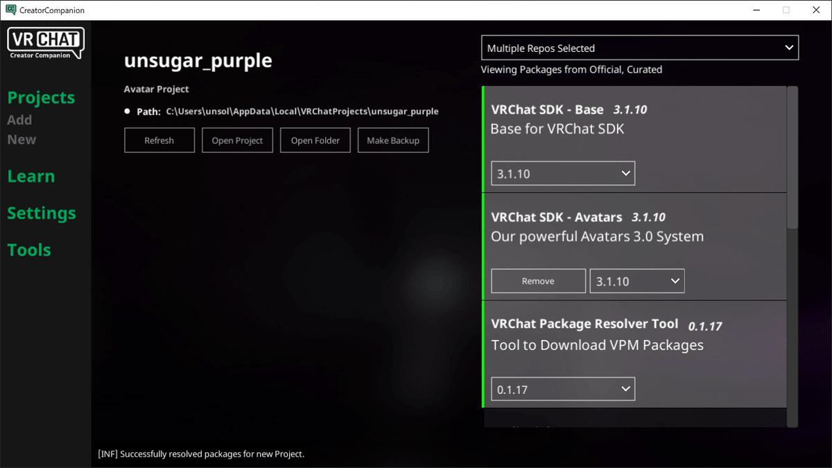 VRChat Creator Companionを使ってVRoid Studioで作成したVRMアバターをアップロードする方法｜星影