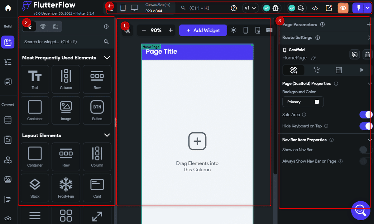 【FlutterFlow】1分ですぐにわかる！UIビルダーの全体像｜松井真也＠登録セキスペ