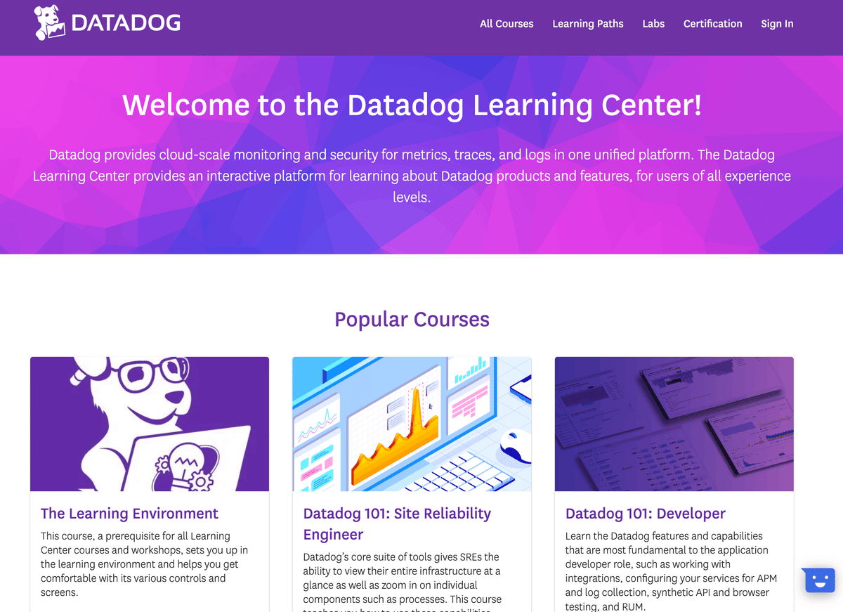 Datadog Learning Center を使えば Datadog の機能を無料でお試しできる｜Hajime Koshiro ...