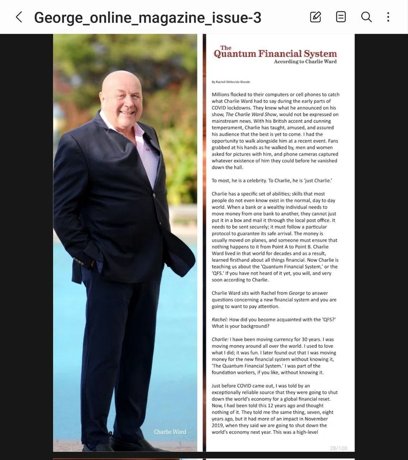 ⚜️Interview of Dr. Charlie Ward by GEORGE⚜️－I was checked for honesty ...