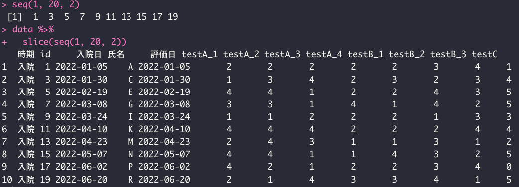 【2-2】Rで特定の列や行を抽出するselect(), filter(), slice()の使い方｜MITTI