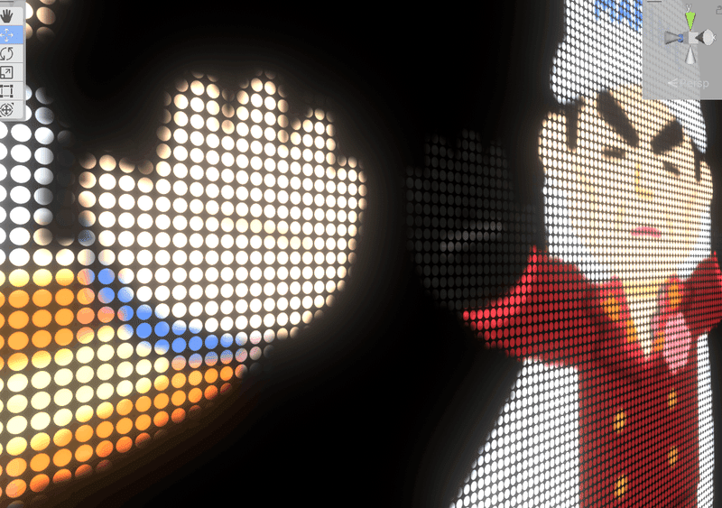 【Unity】LEDっぽい画面を作る｜株式会社LOGIC&MAGIC(ロジック&マジック)