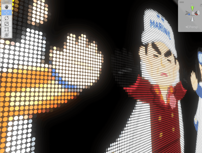 【Unity】LEDっぽい画面を作る｜株式会社LOGIC&MAGIC(ロジック&マジック)