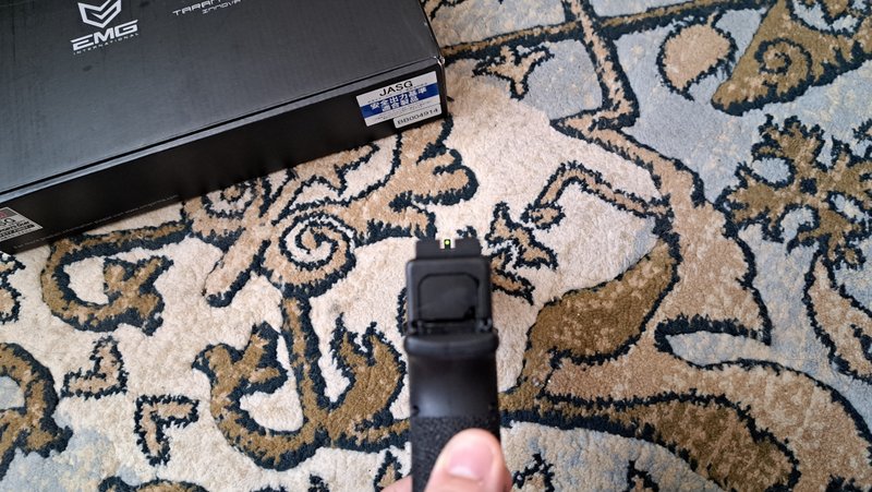 EMG/TTI/BATON Glock34 Combat Master OMEGA エアガンレビュー ジョンウィック 2 Jhon Wick 2｜郭公