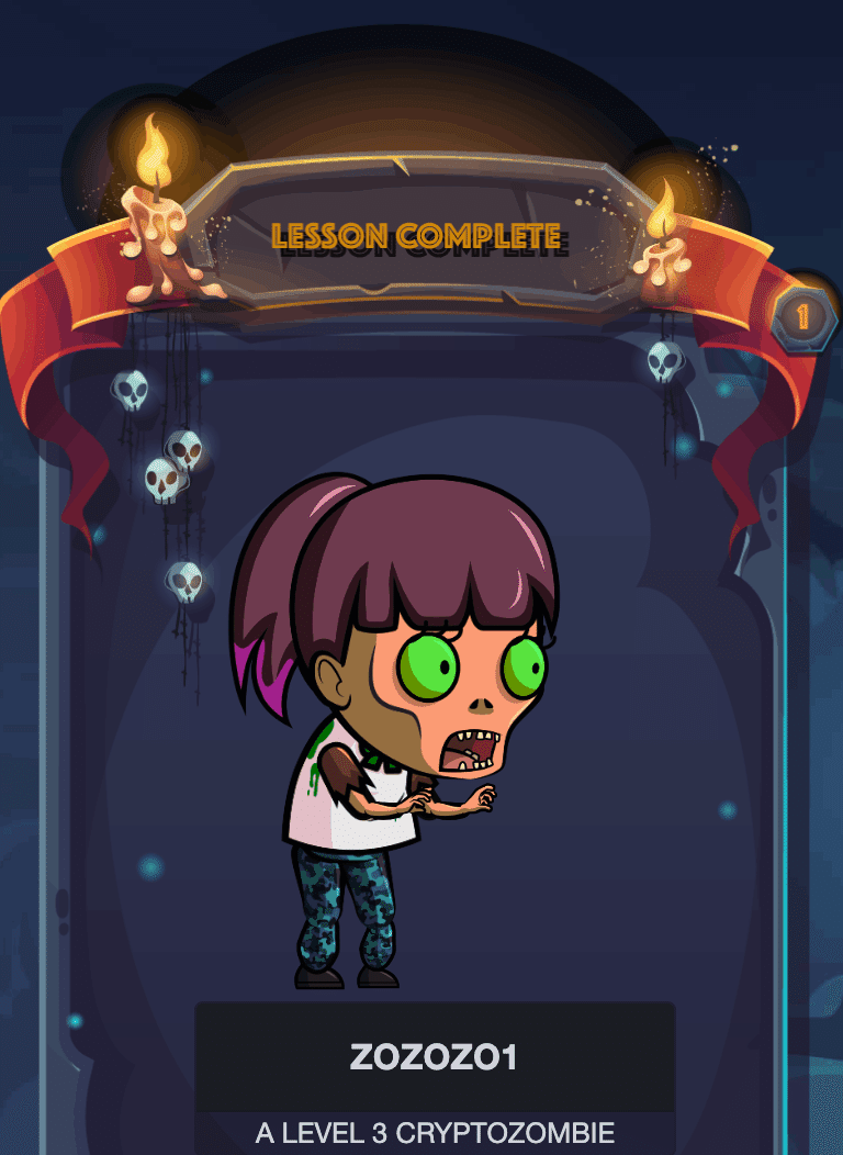 Solidityの学習(10日目) Crypto Zombies｜日々の気づきと学びの綱わたり