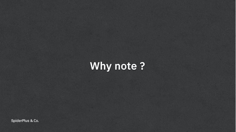 スパイダープラス、IR note始めます。｜SpiderPlus IR Team