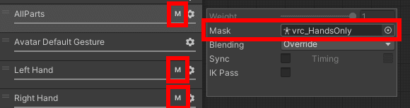【VRChat】【Unity】アバターマスクとFXレイヤーの話（突然指が動かなくなった件）の再検証｜かける（×9N）