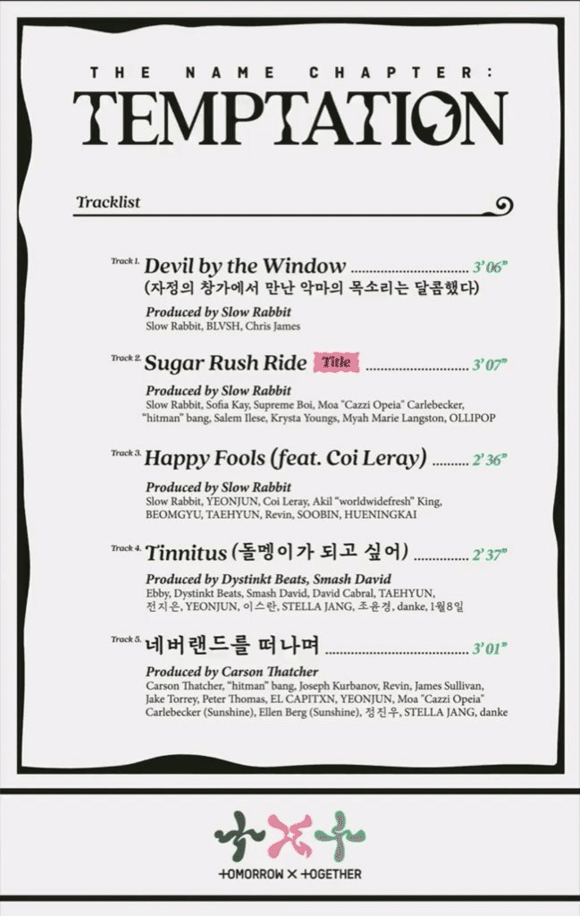 【全曲和訳】The Name Chapter: TEMPTATION Preview レビュー＆軽い考察｜𝙢𝙤𝙢𝙤