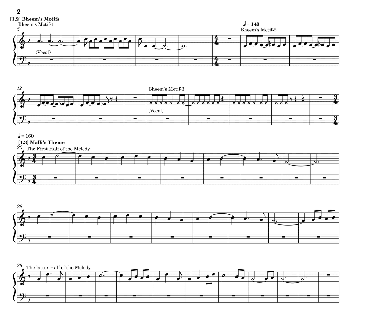 Music (Especially the Score) of RRR: Transcriptions and an Analysis on ...