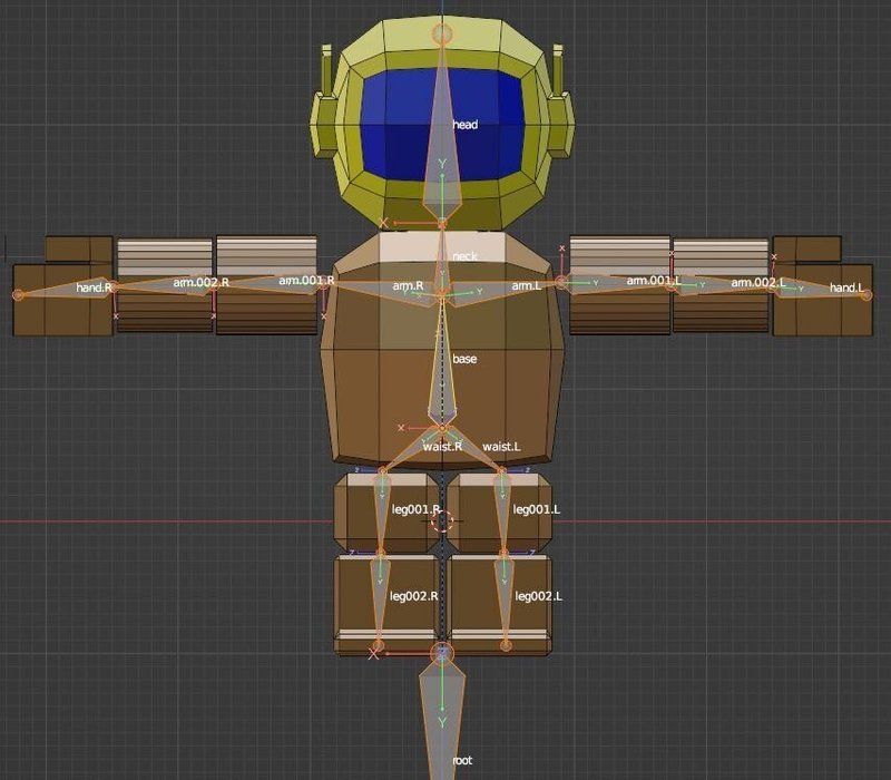 Blenderで作成したキャラクターに，ポーズをとらせてみよう！｜Doc_P3@note毎週何かしらの記事を投稿します