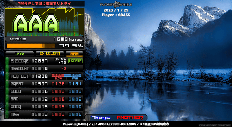 音ゲー日記20230129｜GRASS｜note