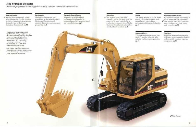 Caterpillar 311B Hydraulic Excavator｜建設機械化ライブラリー｜note