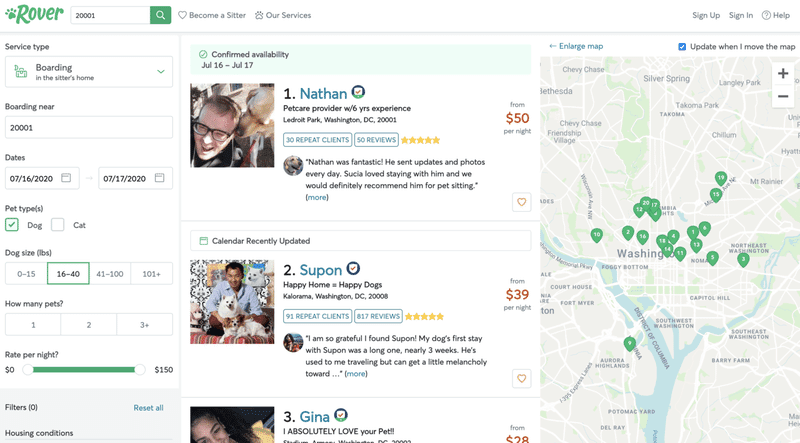 ペットxスタートアップ海外事例の詳細解説 CtoCマッチング 「Rover ローバー」｜海外の最新ペットビジネスに詳しくなれるnote