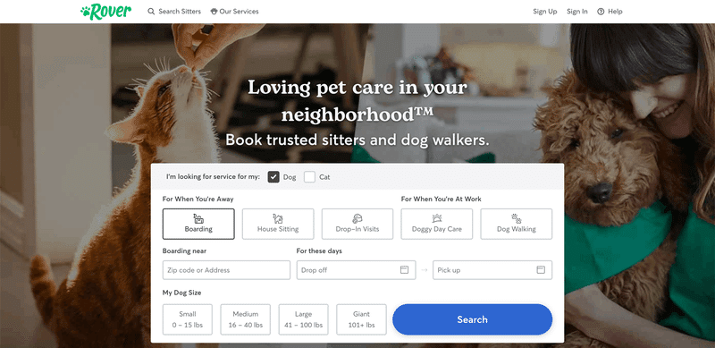 ペットxスタートアップ海外事例の詳細解説 CtoCマッチング 「Rover ローバー」｜海外の最新ペットビジネスに詳しくなれるnote