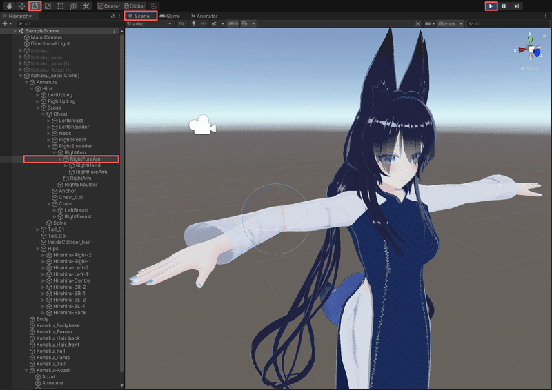 アバター改変方法-対応衣装のお着替え【VRChat】｜とも可
