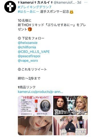 【締切まで残り3日】はろーあにー選手スポンサー記念プレゼント企画【ブレイキング ダウン7】｜kamerui公式｜note