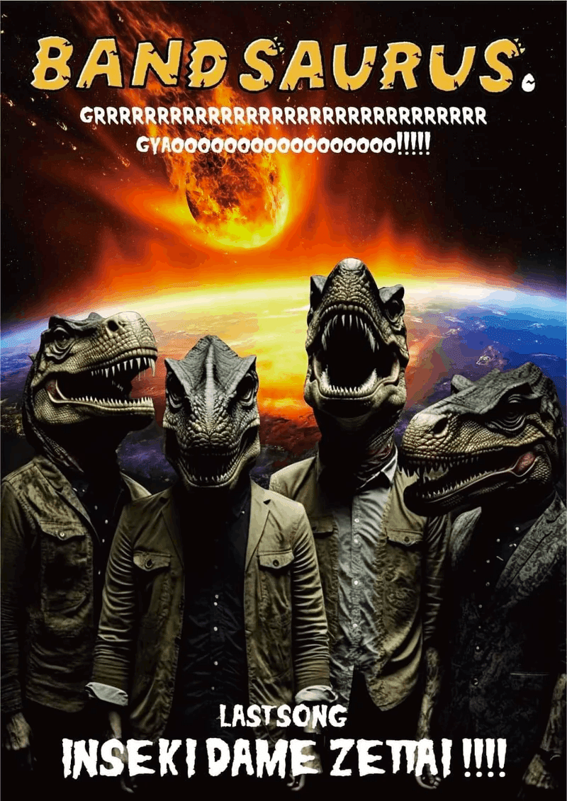 Extinct idol "BAND SAURUS", all shrouded in mystery. What are the ...